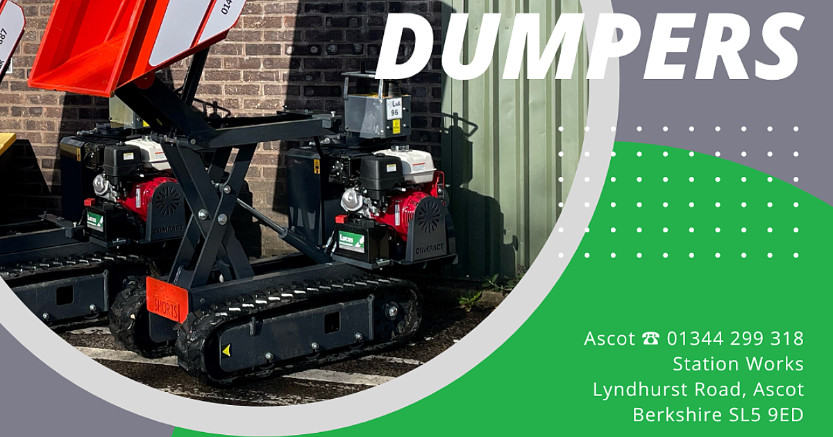 Slanetrac HT1000 Petrol Track Dumper | Shorts Group