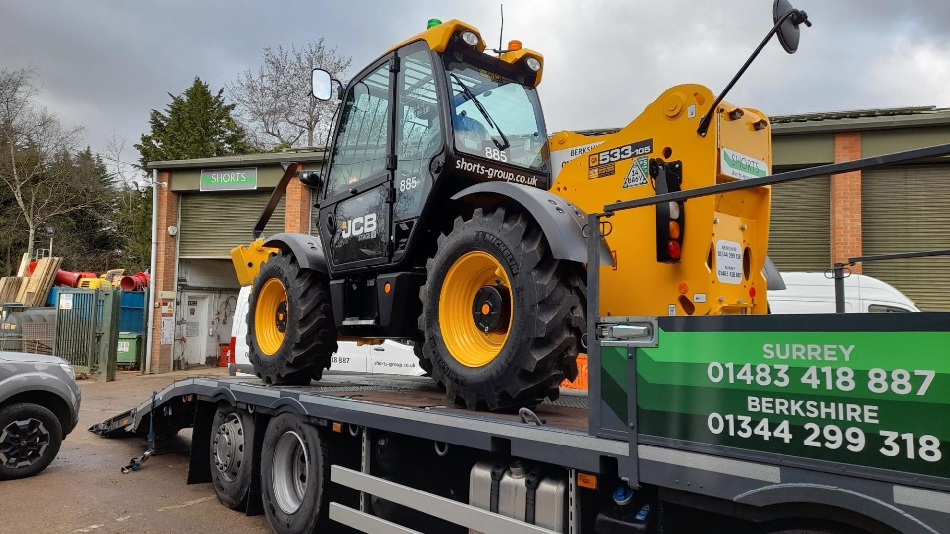 JCB 533-105 Construction telehandler | Shorts Group
