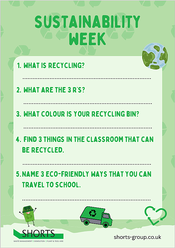 Shorts Group - Download Free Sustainability Worksheets… | Shorts Group